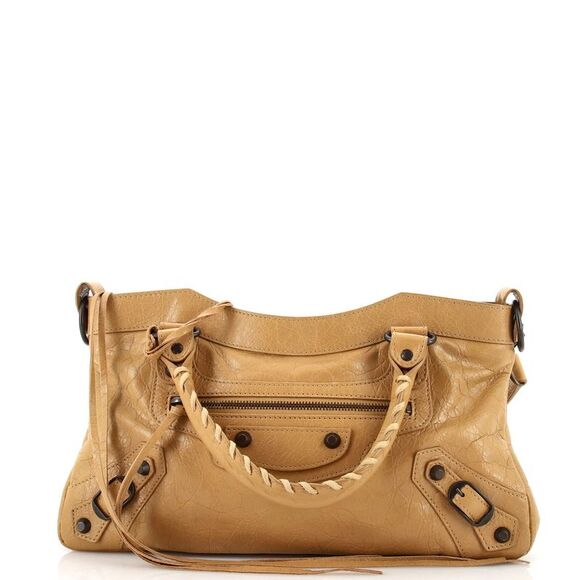 Balenciaga | Bags | Balenciaga First Classic Studs Bag Leather Neutral ...